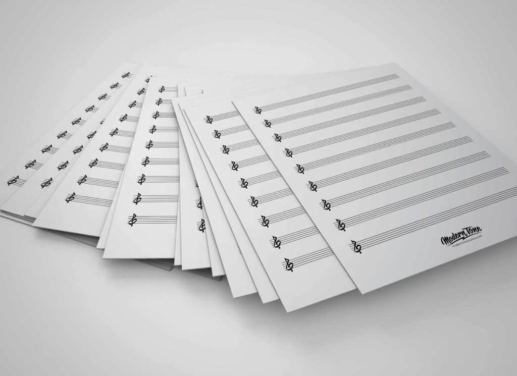 Blank Music Sheets | ModernTone Studios